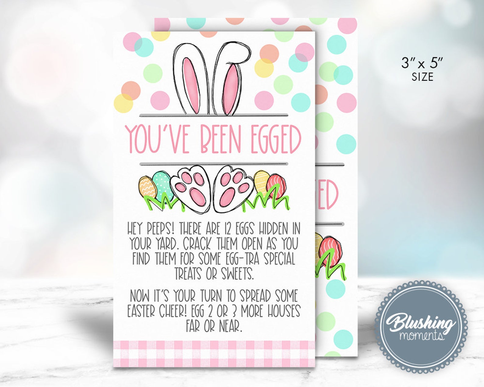 You've Been Egged Easter Game-we've Been Egged - Etsy