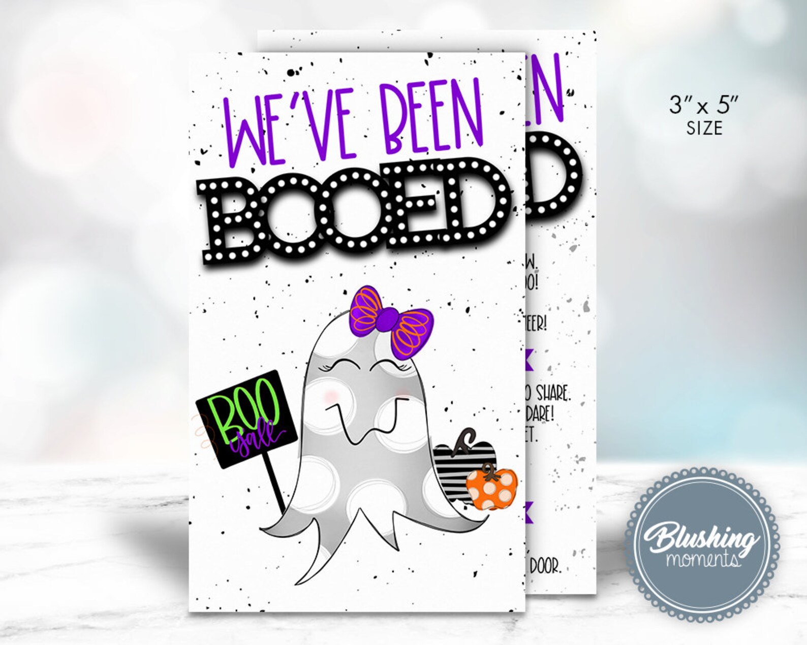 EDITABLE We've Been Booed Sign You've Been Booed | Etsy