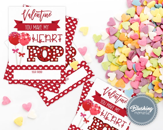 Editable Valentine's Day Tag Printable Valentine You | Etsy