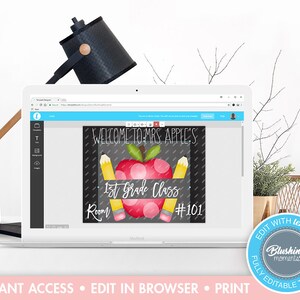 EDITABLE Classroom Sign, Classroom Teacher Sign, Classroom Door Sign ...