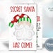 SECRET SANTA Printable-christmas Game-secret Santa Activity for ...