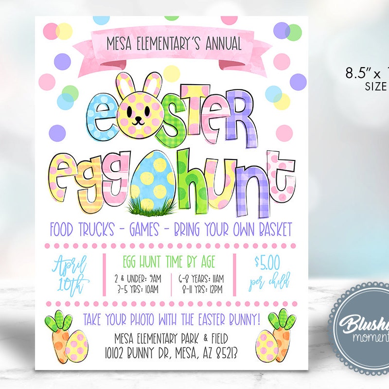 Easter Egg Hunt Banner - Etsy