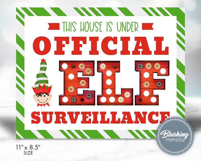 EDITABLE ELF Activity Set Printable Elf Kits Elf Hello - Etsy