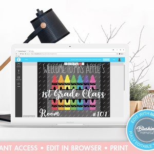 EDITABLE Classroom Sign, Classroom Teacher Sign, Classroom Door Sign ...