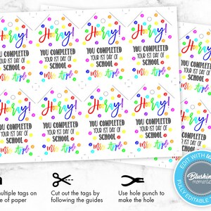 EDITABLE Back to School Printable School Gift Tags Teacher - Etsy