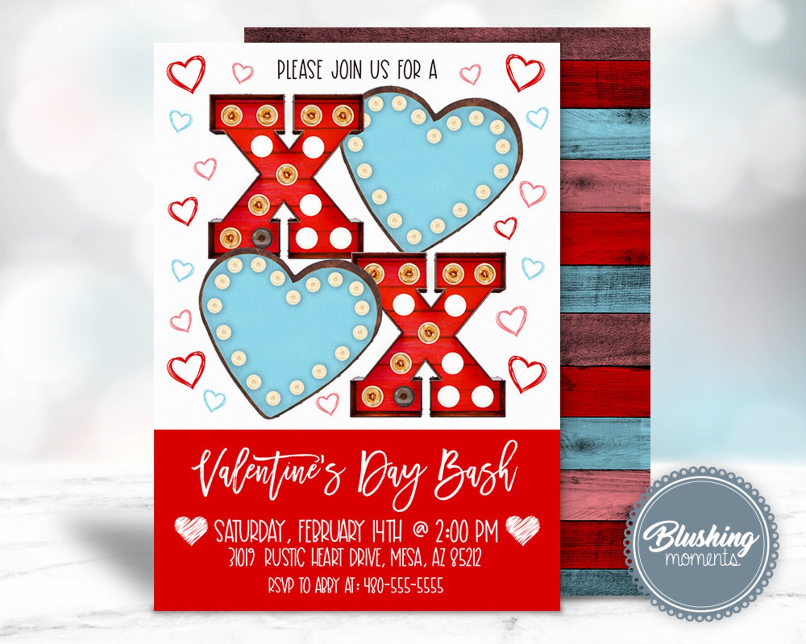 Editable Valentines Day Invitation Printable Valentine School | Etsy