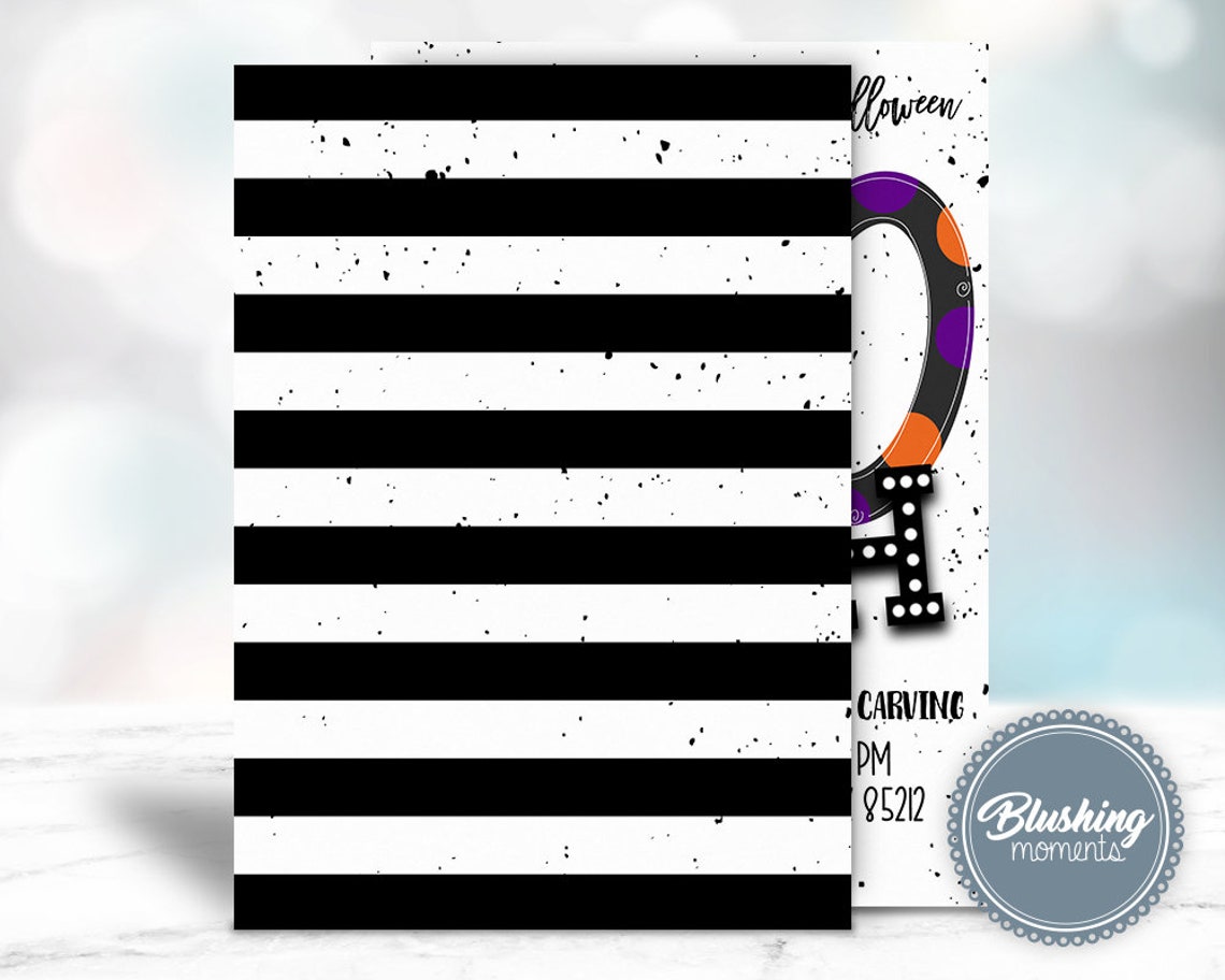 EDITABLE Boo Bash Invitation, Halloween Invitations, Ghost Invite ...