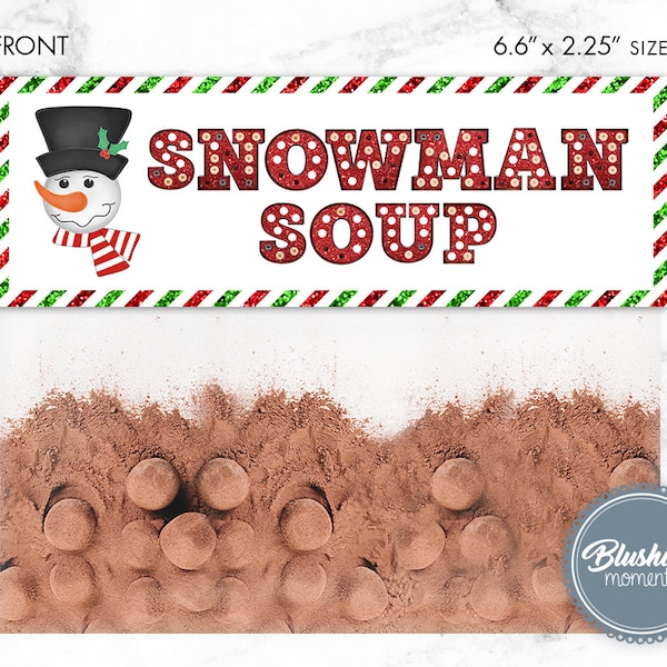 Snowman Soup - Etsy