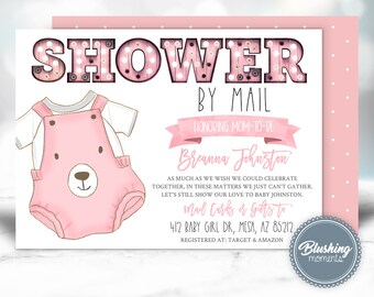 Baby Shower by Mail Invitation Digital or Printed the - Etsy
