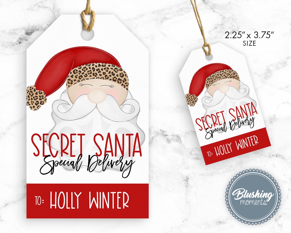 SECRET SANTA KIT Printable-christmas Activity Gift Wish List -secret ...