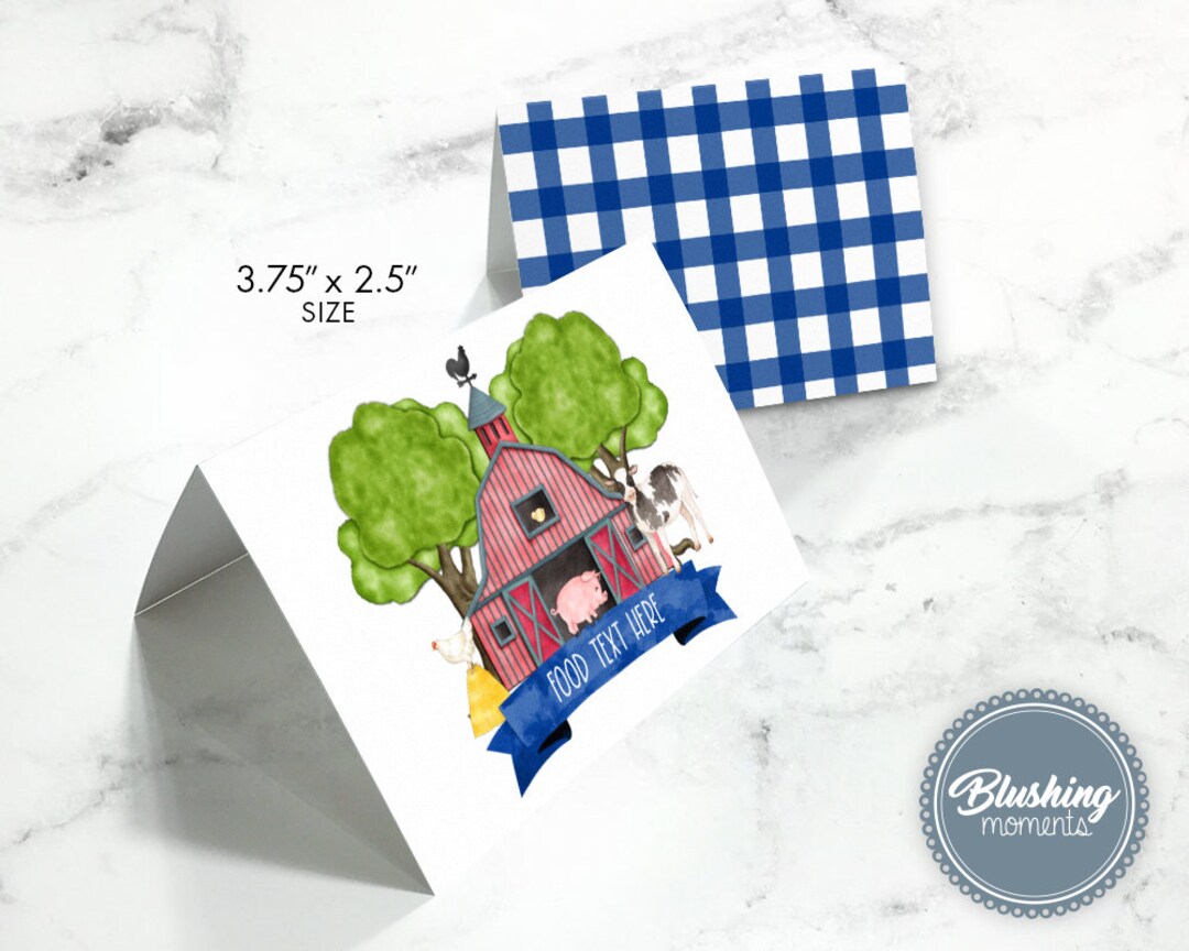 Farm Food Labels, Barnyard Food Tags, Farm Animal Food Tent Cards ...