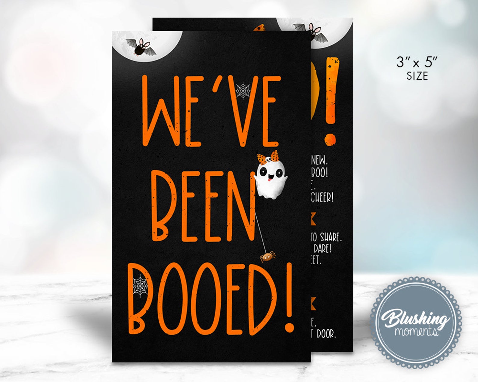 EDITABLE We've Been Booed Sign You've Been Booed - Etsy