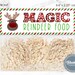 EDITABLE Magic Reindeer Food Treat Bag Topper Christmas Bag | Etsy