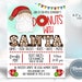 EDITABLE Donuts With Santa Flyer Donuts With Santa - Etsy