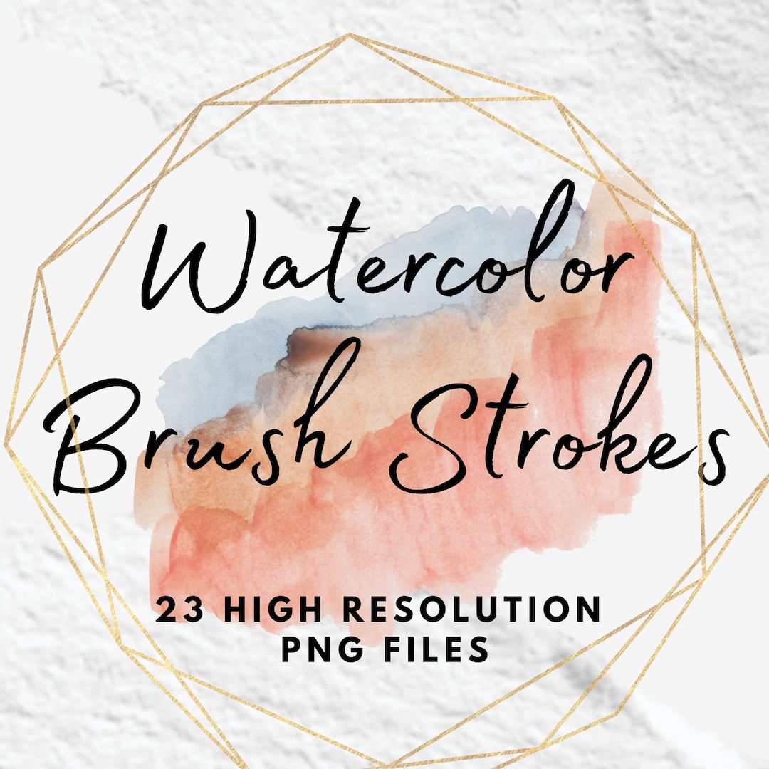 Watercolor Clipart Elements Watercolor Paint Clipart - Etsy