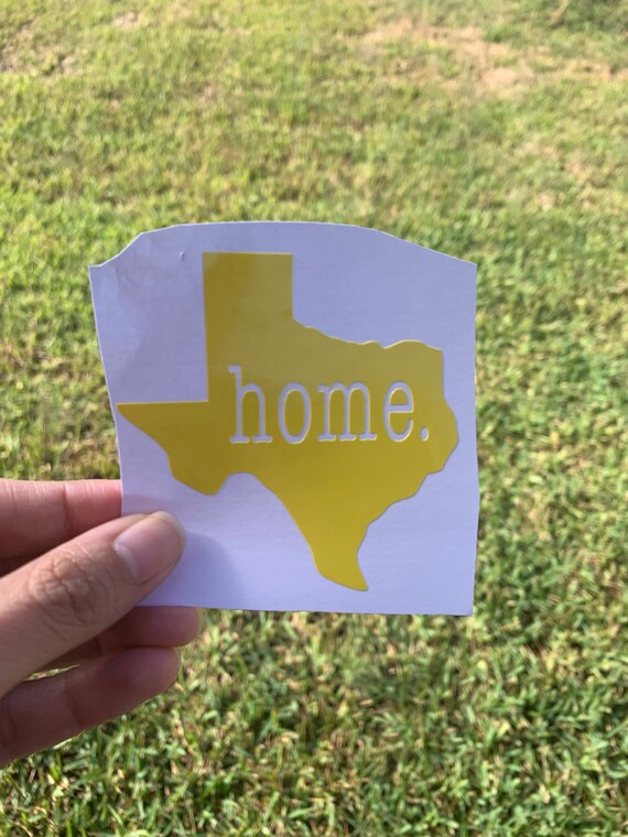 Texas Decals State of Texas Decals Texas Home Decal Texas - Etsy France