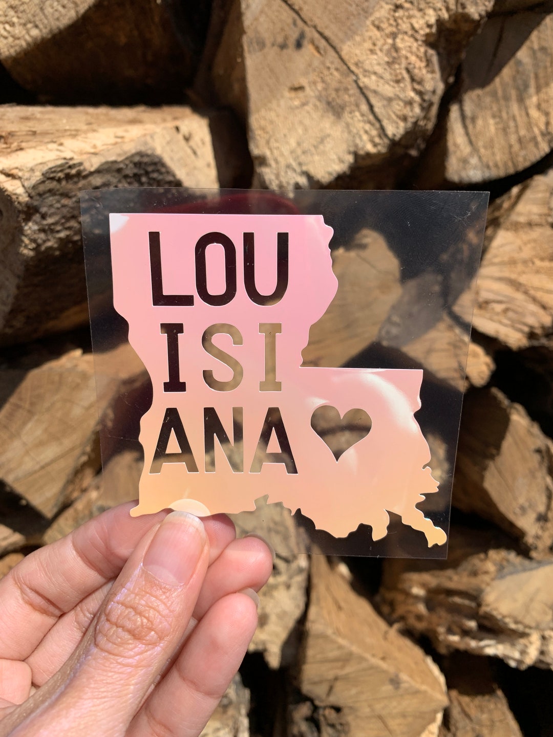 Custom State Decal, State Decal,state Outline, State Decal for Car, All ...