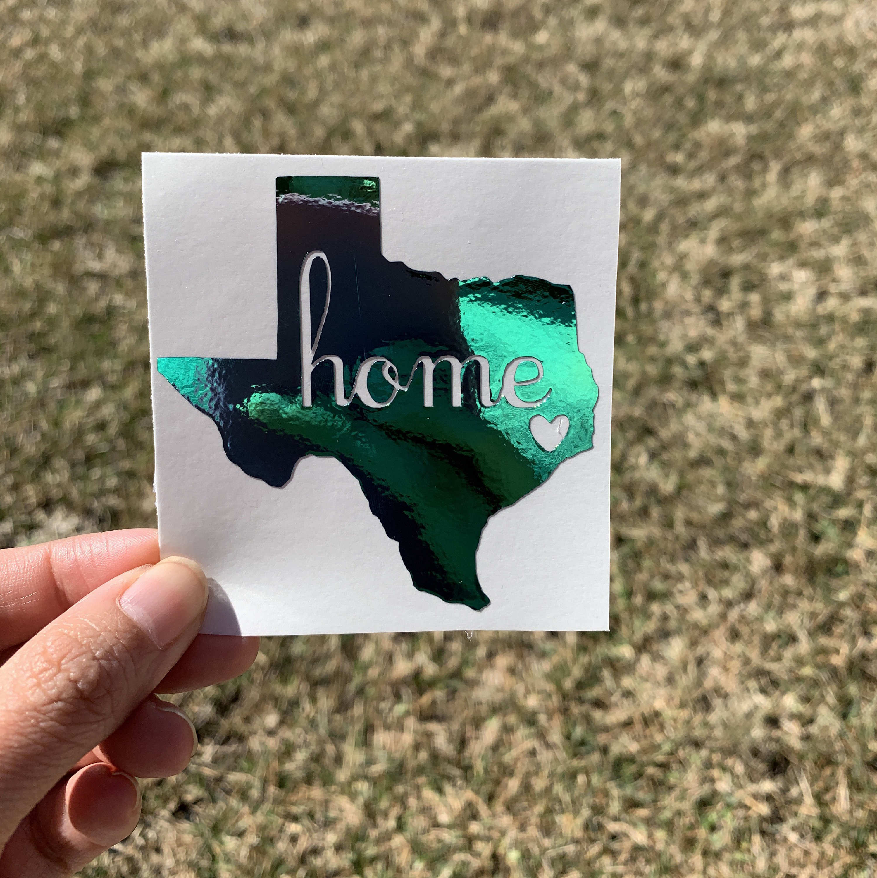 Texas Decal Heart Texas Home Decal | Etsy