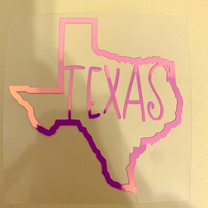 Texas Decal, Texas Home Decal - Etsy