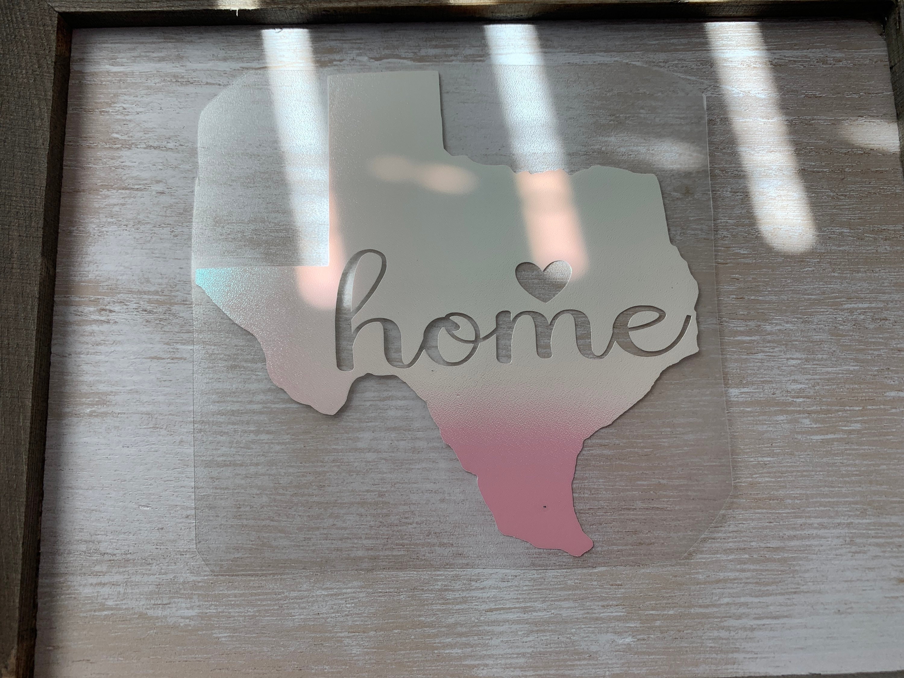 Texas Decal Heart Texas Home Decal - Etsy