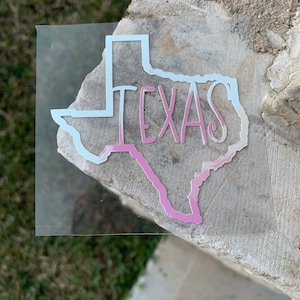 Texas Decal, Texas Home Decal - Etsy