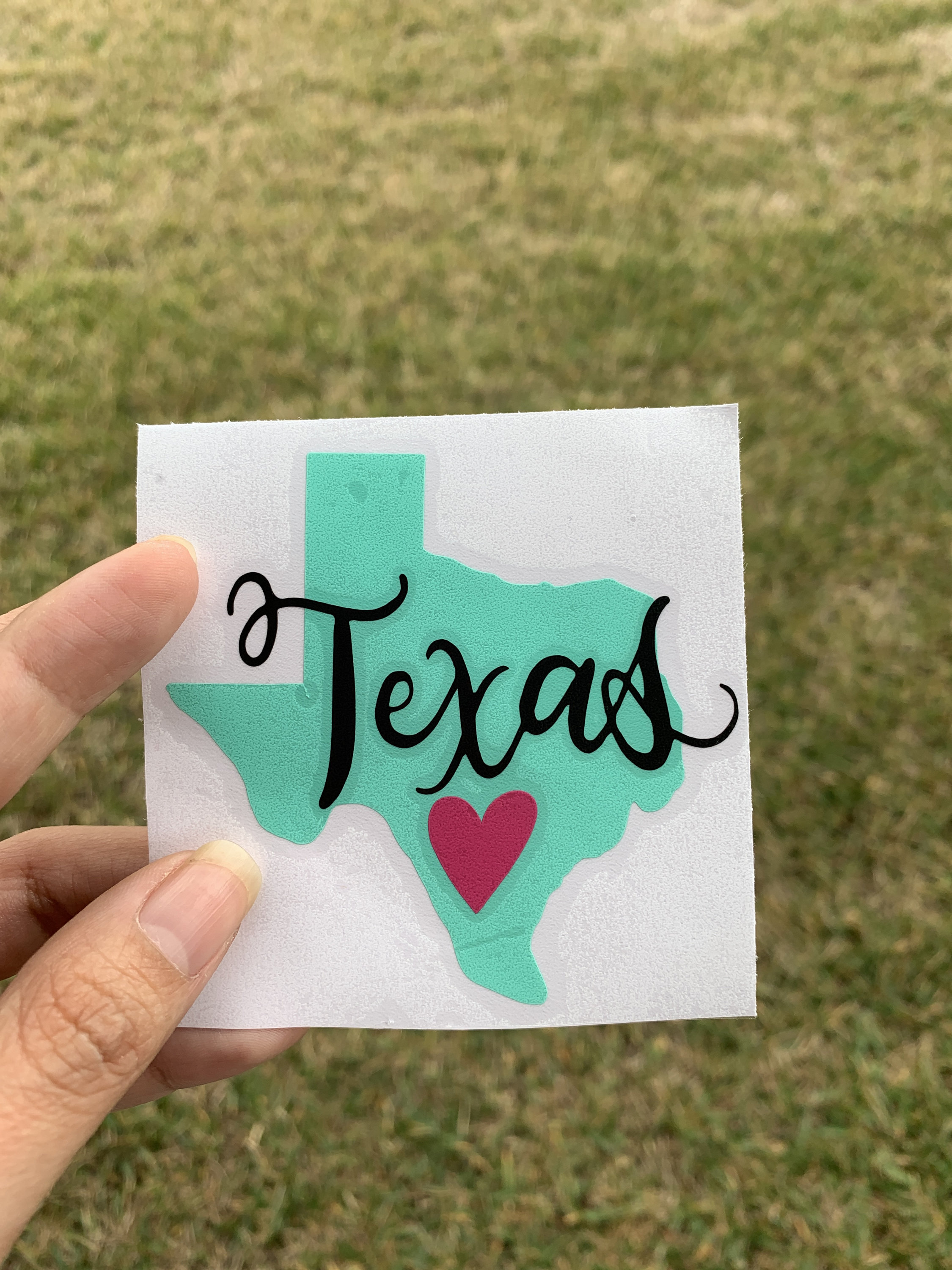 Texas Decal Heart Texas Home Decal - Etsy