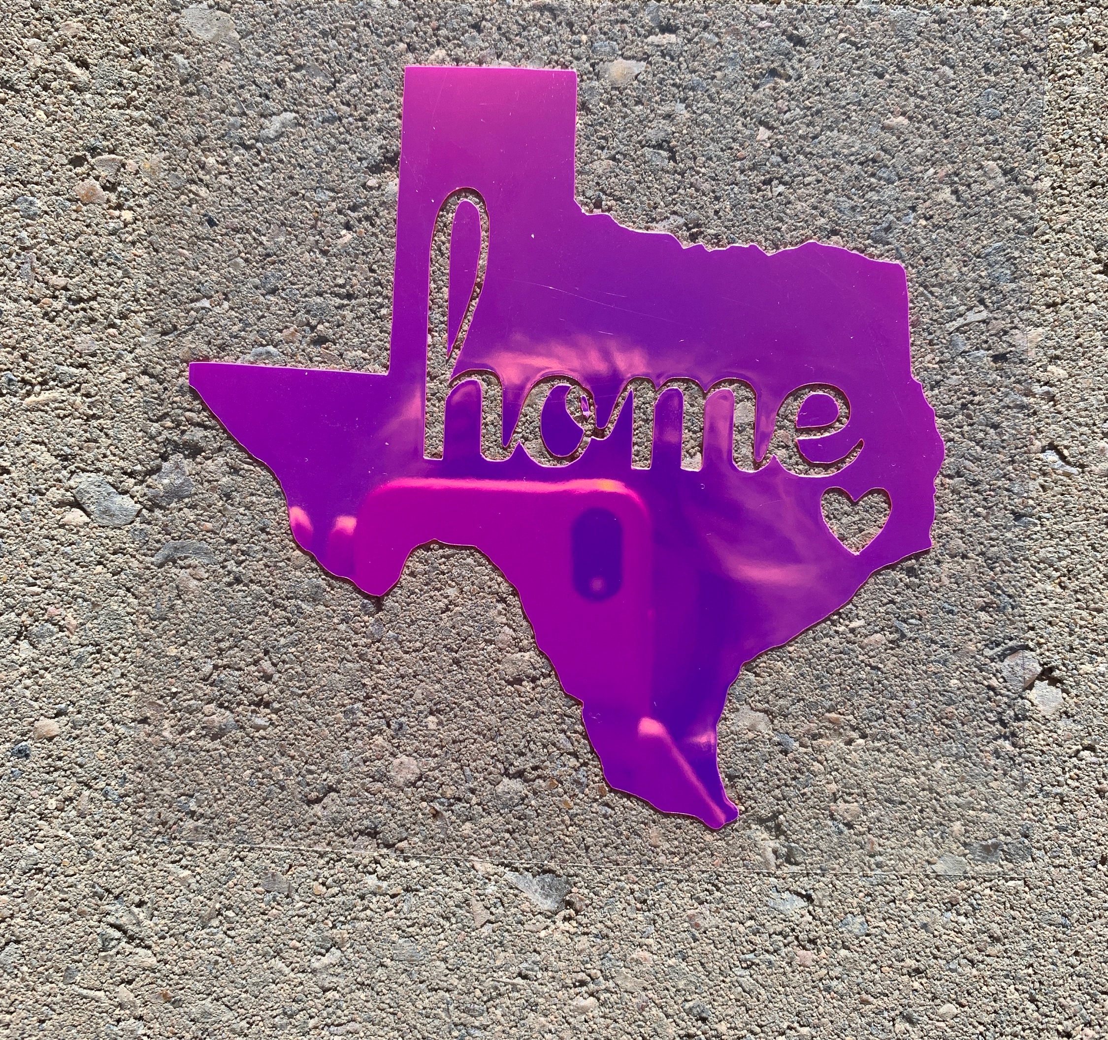 Texas Decal Heart Texas Home Decal - Etsy