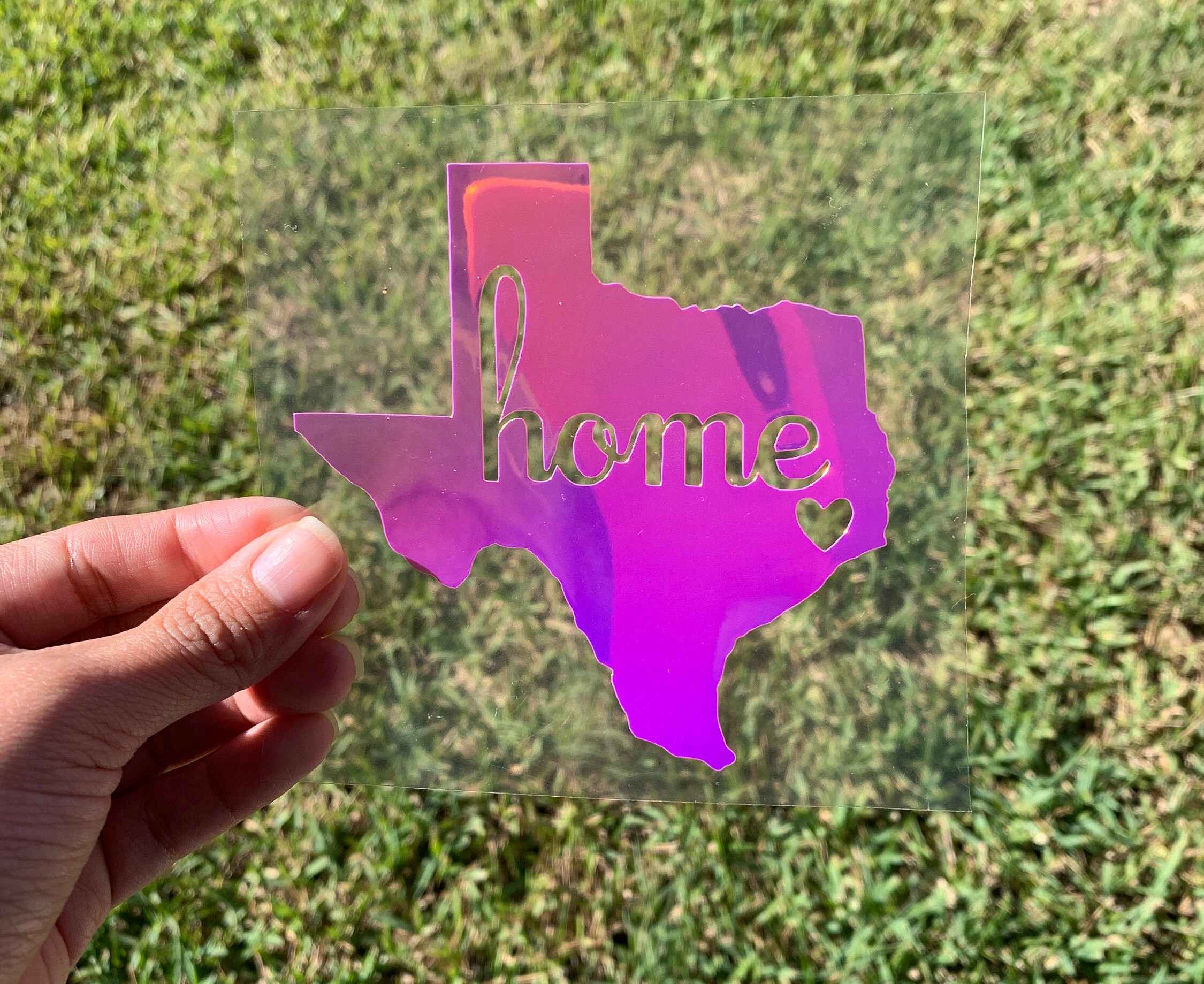 Texas Decal Heart Texas Home Decal - Etsy