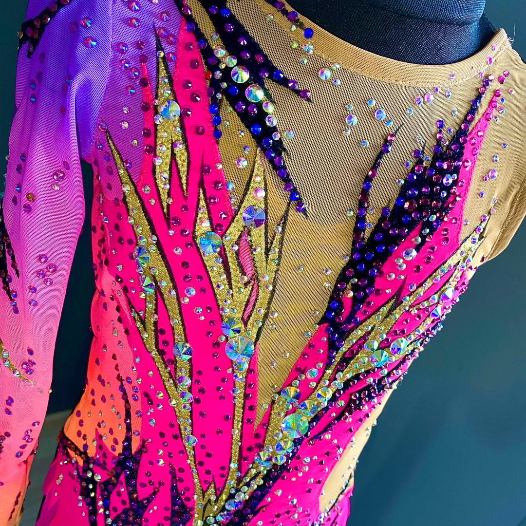 Rhythmic Gymnastics Leotards Leotard for Acrobatics Sport Aerobics Suit ...