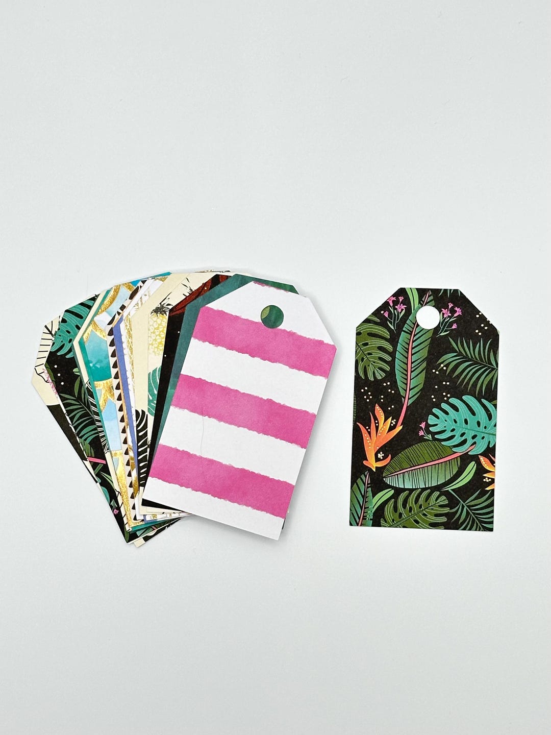Tropical Gift Tags, Colorful Variety, Set of 20 (3.35" X 2") - Etsy
