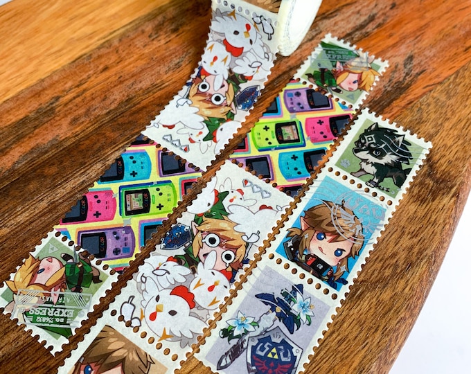 Splatoon Faux Stamp Washi Tape - Etsy Canada