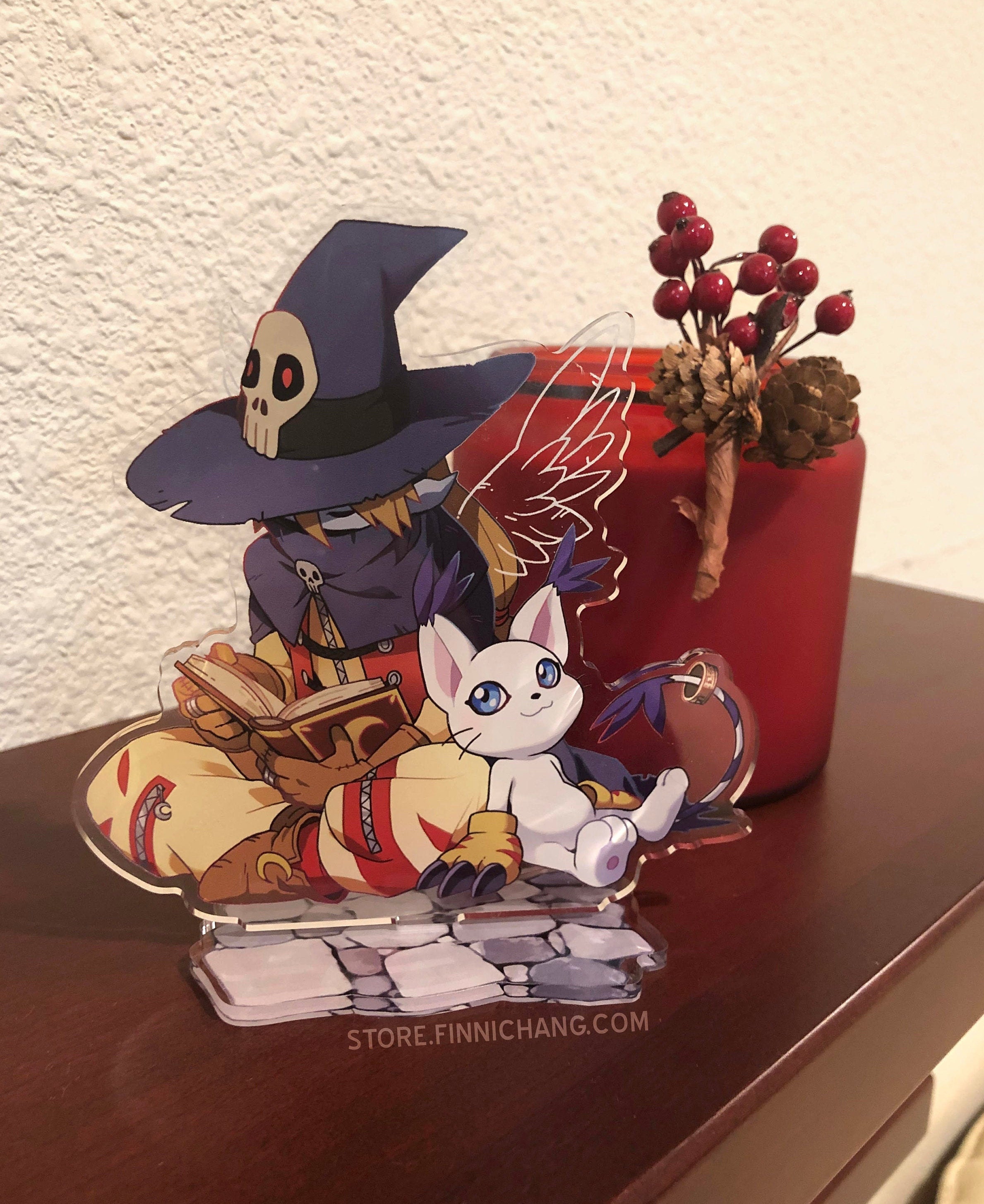 Wizardmon And Gatomon