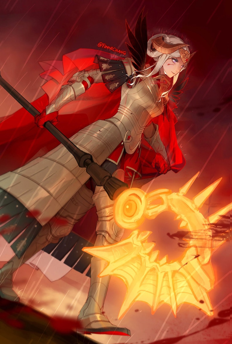 Emperor Edelgard Fire Emblem Three Houses Poster - Etsy