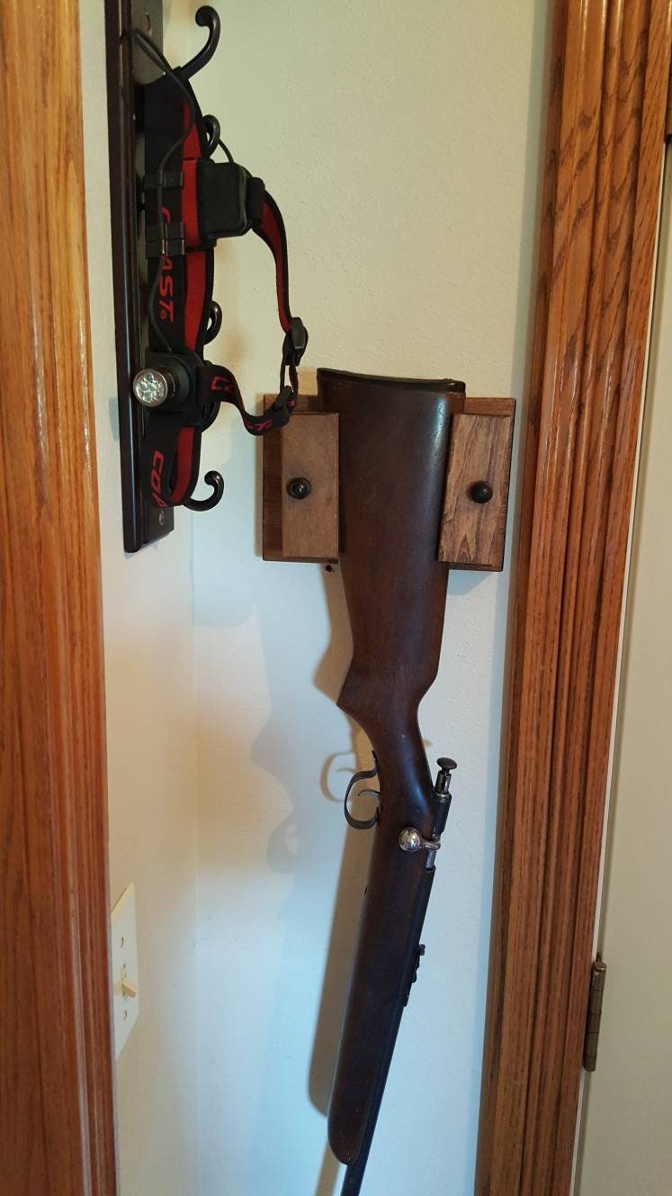 Gun Rack/rifle Wall Mount/shotgun Wall Mount/self Defense/hang Long Gun ...