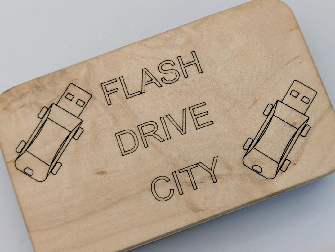 Wooden Flash Drive Storage Box: Decorative USB Organizer - Etsy