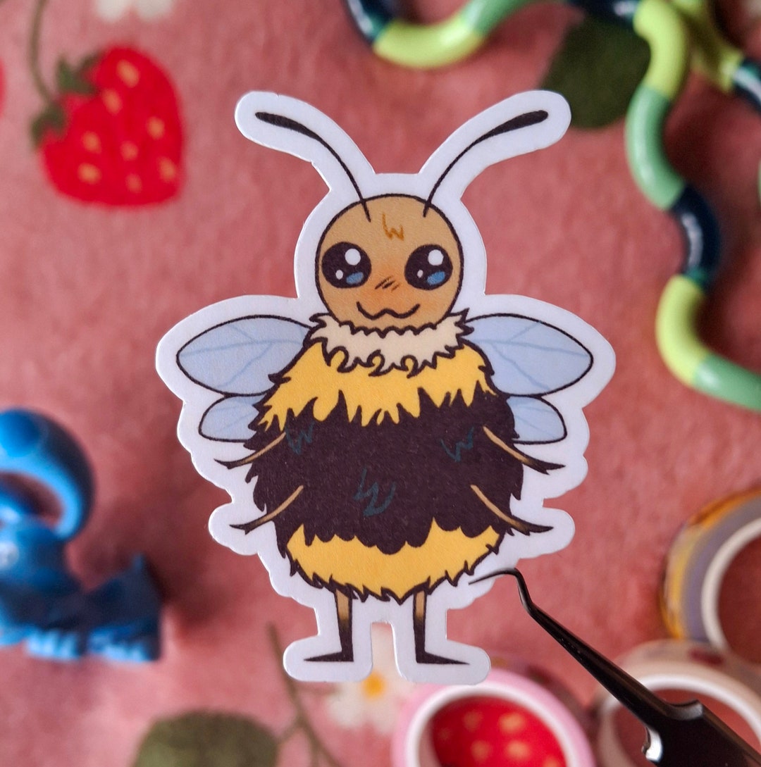 Bumblebee Sticker – Bug Art - Etsy