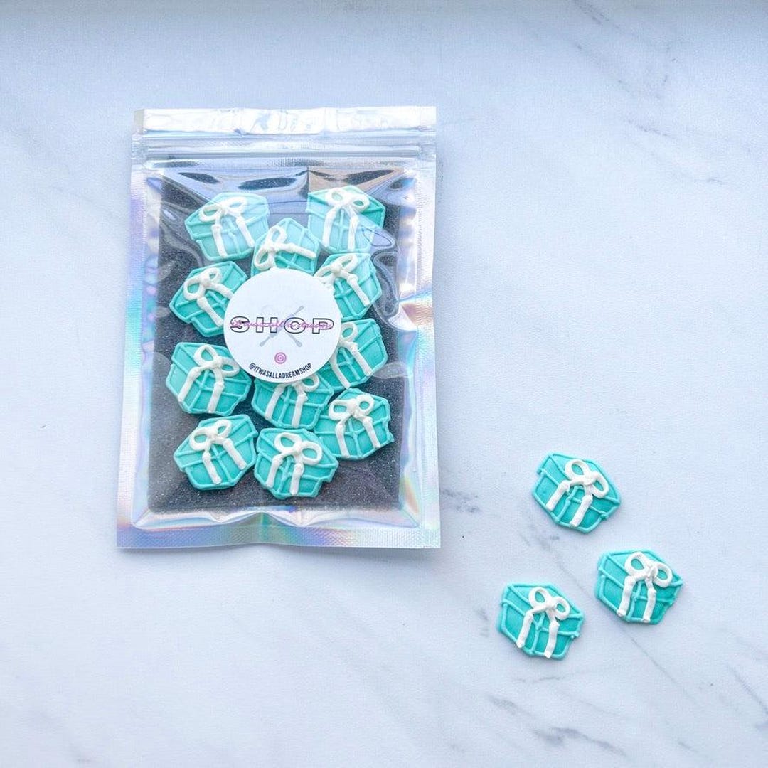 LITTLE BLUE BOX Edible Decorations - Etsy