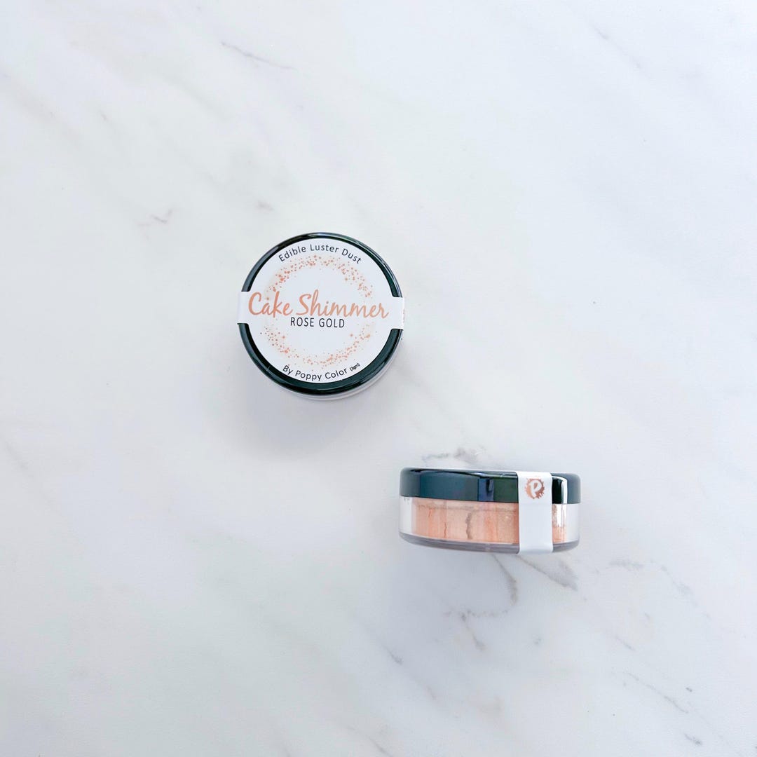 POPPY COLOR CAKE Shimmer (rose Gold) - Etsy
