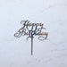 HAPPY BIRTHDAY CURSIVE Cake Topper - Etsy