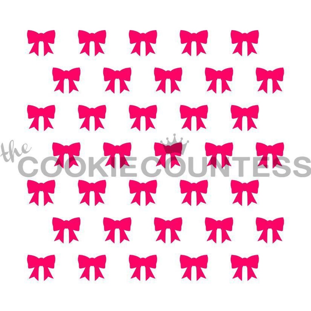 LITTLE BOWS STENCIL - Etsy