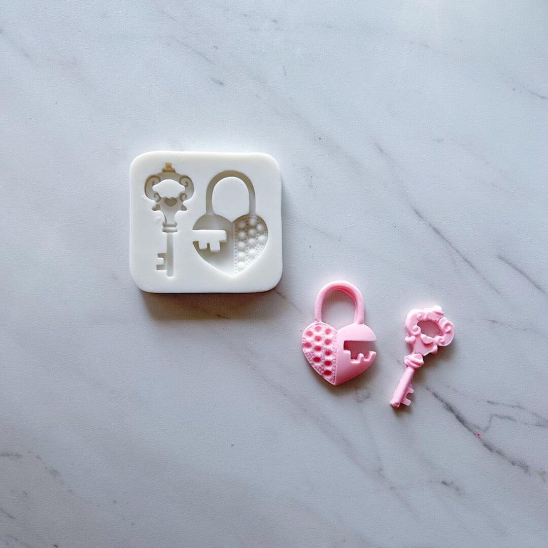 LOCK AND KEY Mold - Etsy