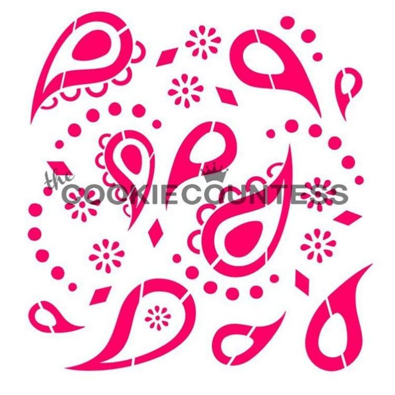 Paisley Stencils - Etsy
