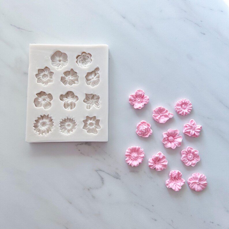 FLORAL MIX MOLD - Etsy