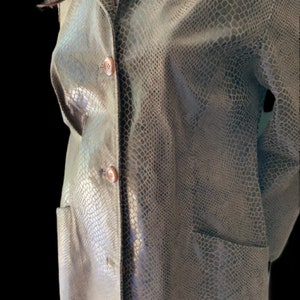 Green Leather Jacket by Julia S. Roma - Etsy UK