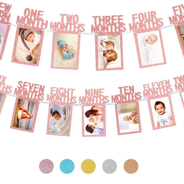 12 Month Banner - Etsy