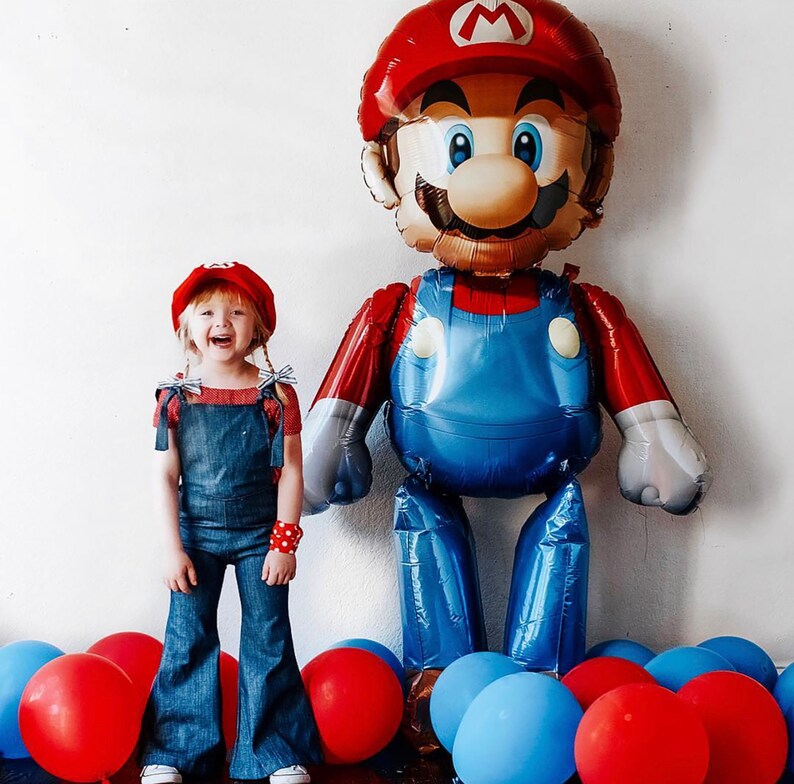 60inch Super Mario Balloon Giant Mario Balloon 60 Inch Mario - Etsy