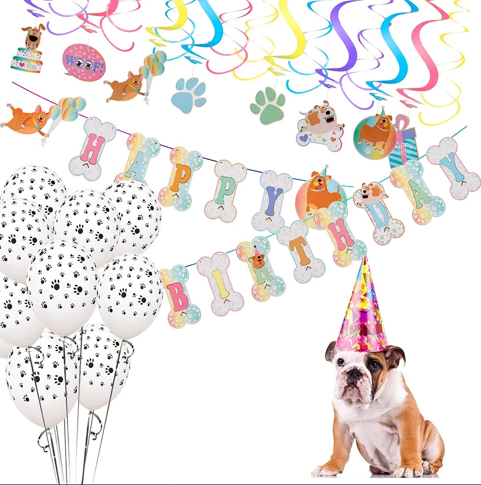 Paw Print Balloons Dog Party Paw Patrol Balloons Dog Print - Etsy