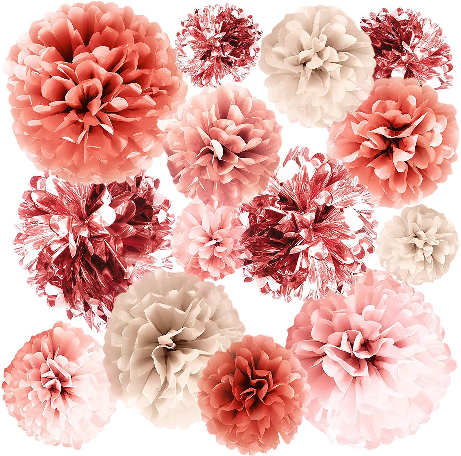 Rose Gold Party Decorations Rose Gold Birthday Party Rose - Etsy