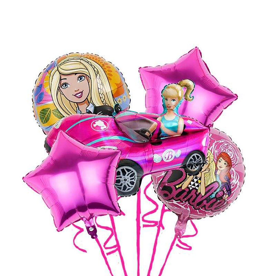 Barbie Balloons, Barbie Party Decoration, Lets Party Barbie, Cmon Let's ...