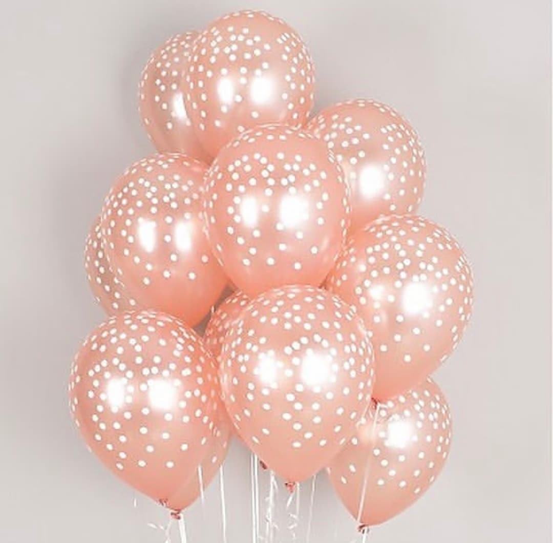 Rose Gold Birthday Balloon Rose Gold Party Balloons Rose - Etsy